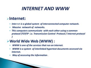 WWW or World Wide Web | PPTX
