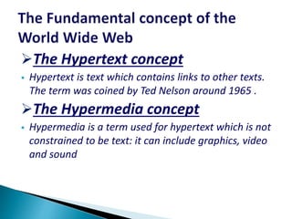 WWW or World Wide Web | PPTX