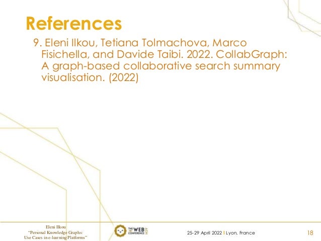 Personal Knowledge Graphs Use Cases In E Learning Platforms Ppt