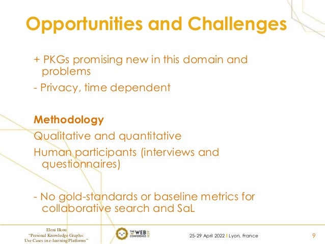 Personal Knowledge Graphs: Use Cases in e-learning Platforms | PPT
