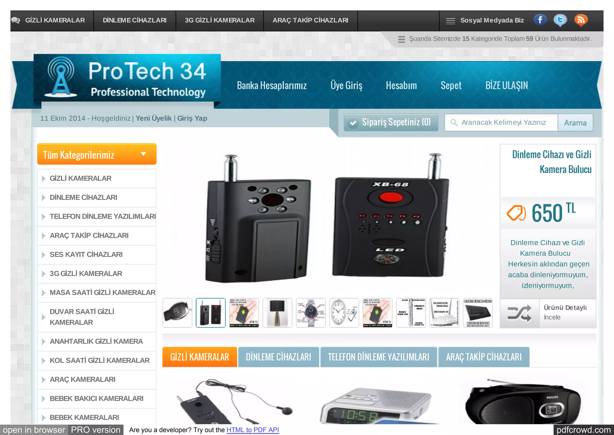 Protech34 Telefon Ortam Dinleme Yazılımları | PPT