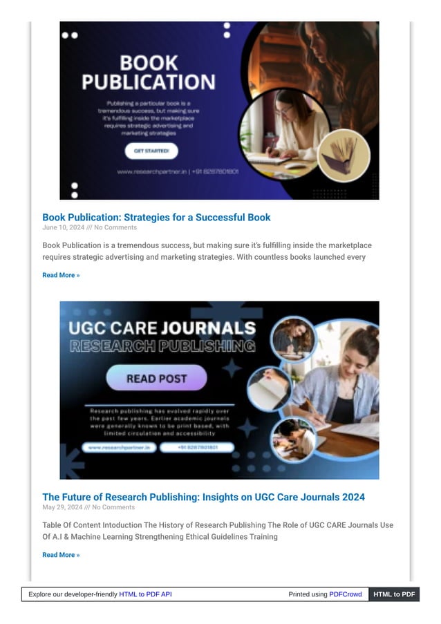 UGC CARE LIST OF JOURNALS 2024: UNLOCKING ACADEMIC EXCELLENCE | PDF
