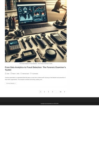 Internal audit data analytics: Internal audit | PDF