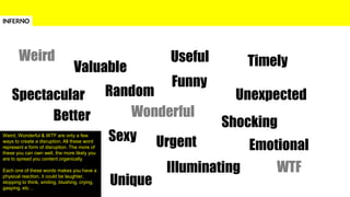 Weird, Wonderful & WTF | PPT