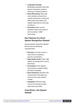 Speech Recognition Dataset Spotlight: AMI Meeting Corpus | PDF