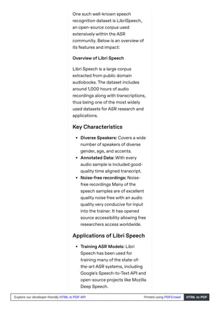 Speech Recognition Dataset Spotlight: AMI Meeting Corpus | PDF