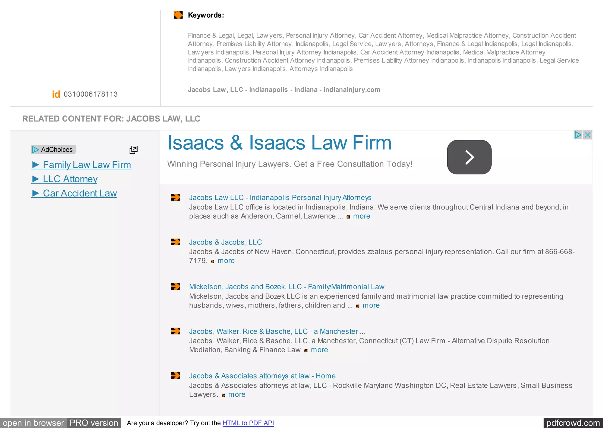 Jacobs Law LLC | PPT