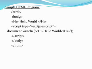 WWW (World Wide Web) | PPTX