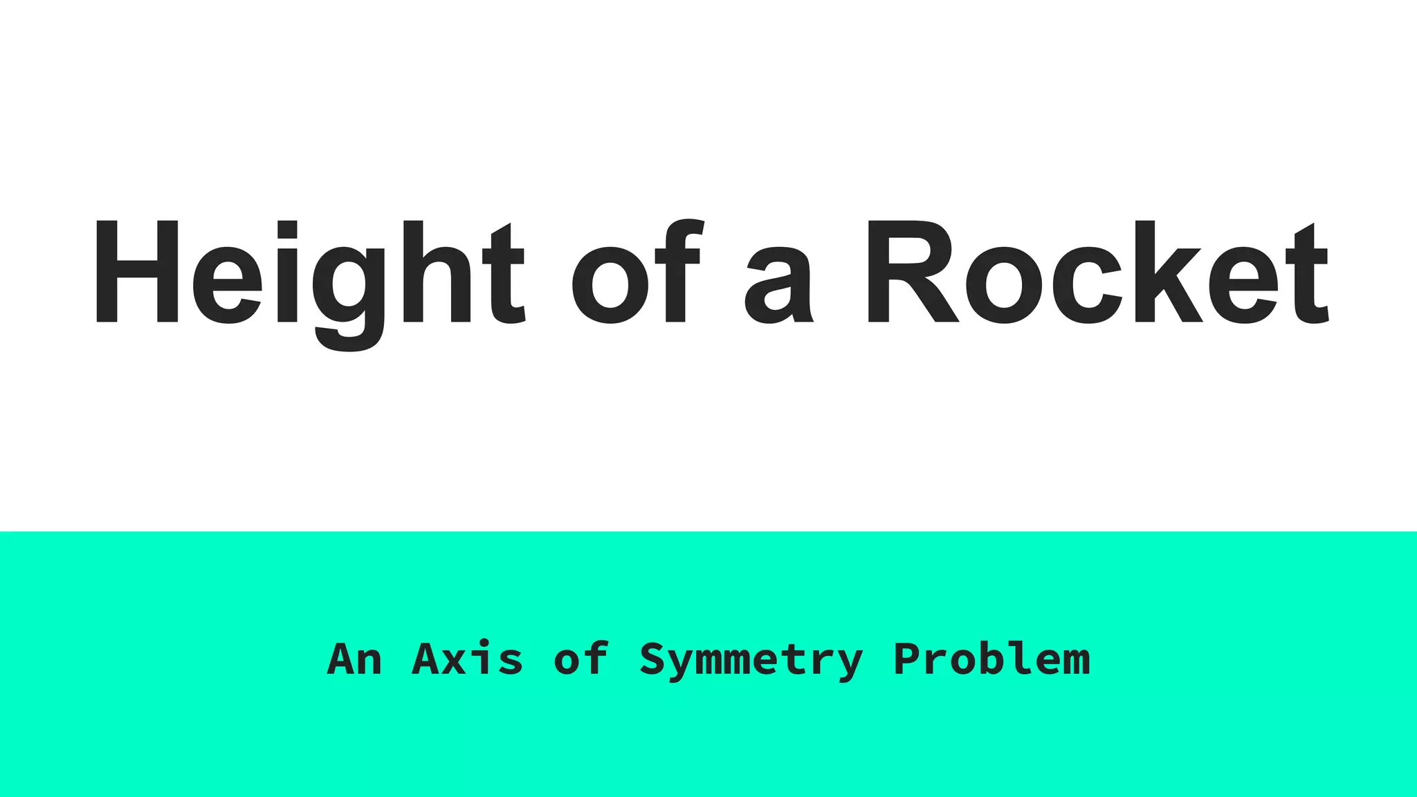 Axis of symmetry problem | PPTX