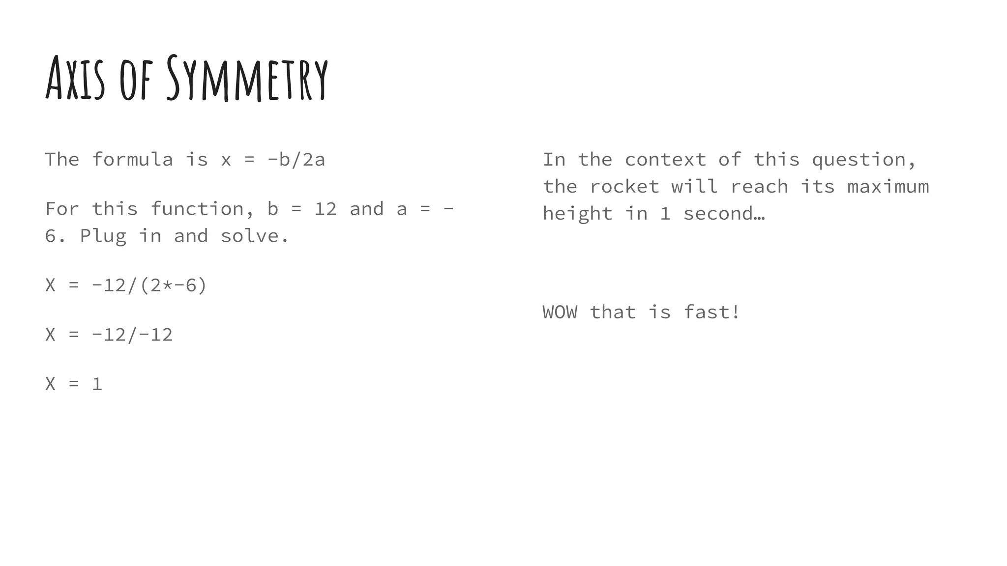 Axis of symmetry problem | PPTX