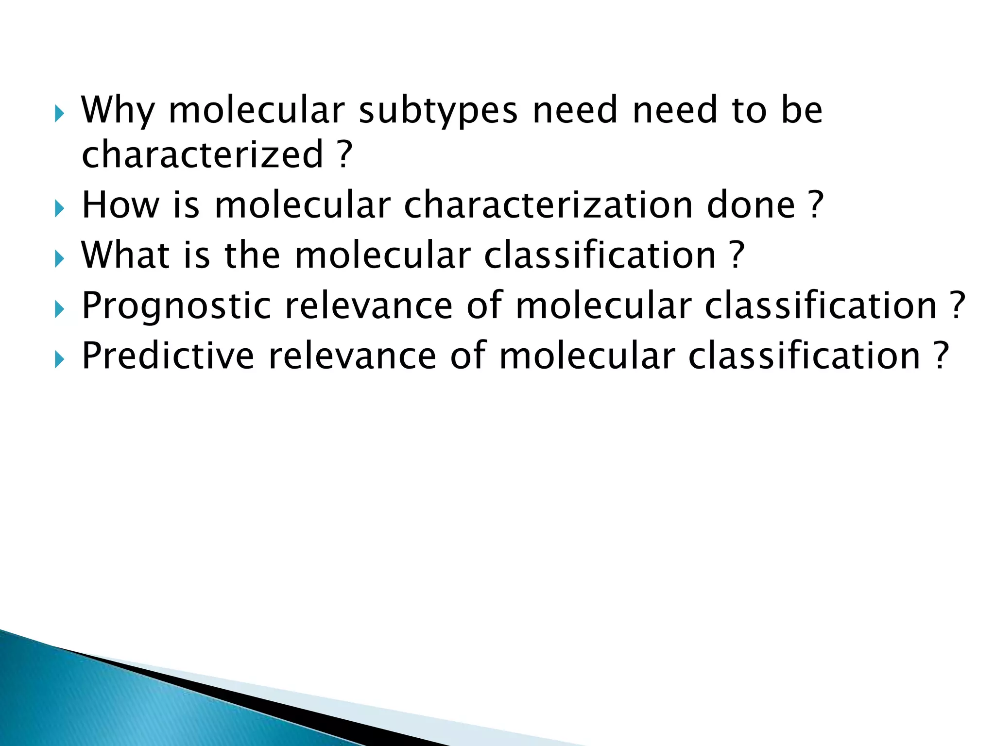 Molecular subtypes of breast cancer | PPTX