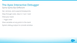 The Apex Interactive Debugger | PPT