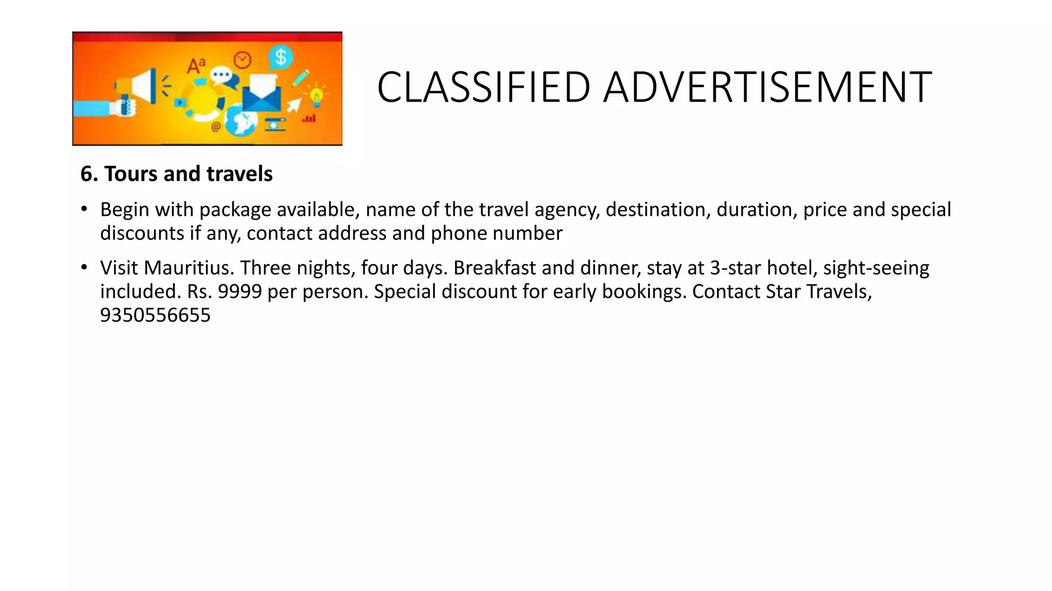 Advertisements | PPTX