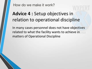 Tier 4 Events - Operational Discipline - Do you know how are you ...