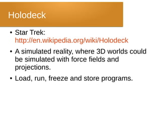 "Computer, end program": Virtualization and the Cloud | PPT