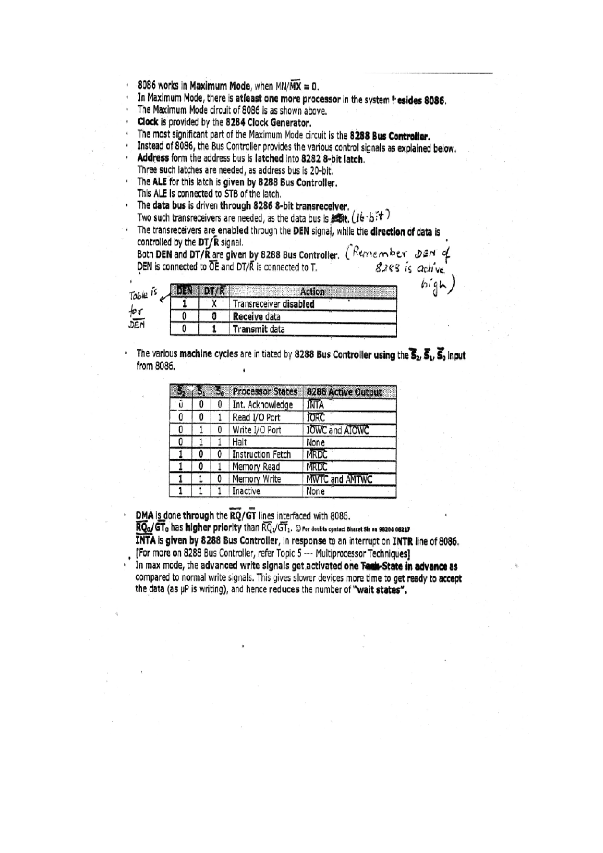 Microprocessor 8086 notes | DOCX
