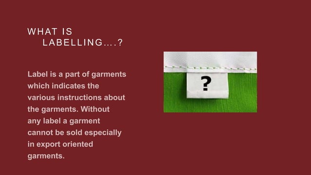 IMPORTANCE OF LABELLING | PPTX