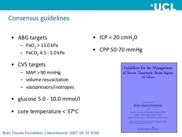Neurocritical care and traumatic brain injury PRO