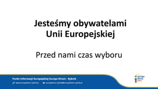 Wybory do Parlamentu Europejskiego 2019 | PDF