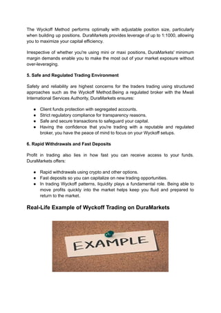 Topic: Wyckoff Method with DuraMarkets!! | PDF