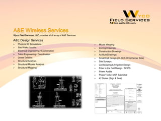 Wyco field services overview | PDF