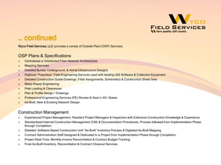 Wyco field services overview | PDF