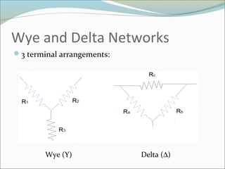 Wye delta transformations | PPT