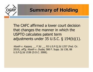 Wyeth Presentation | PDF