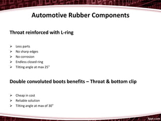 Automotive Rubber Parts | PPTX