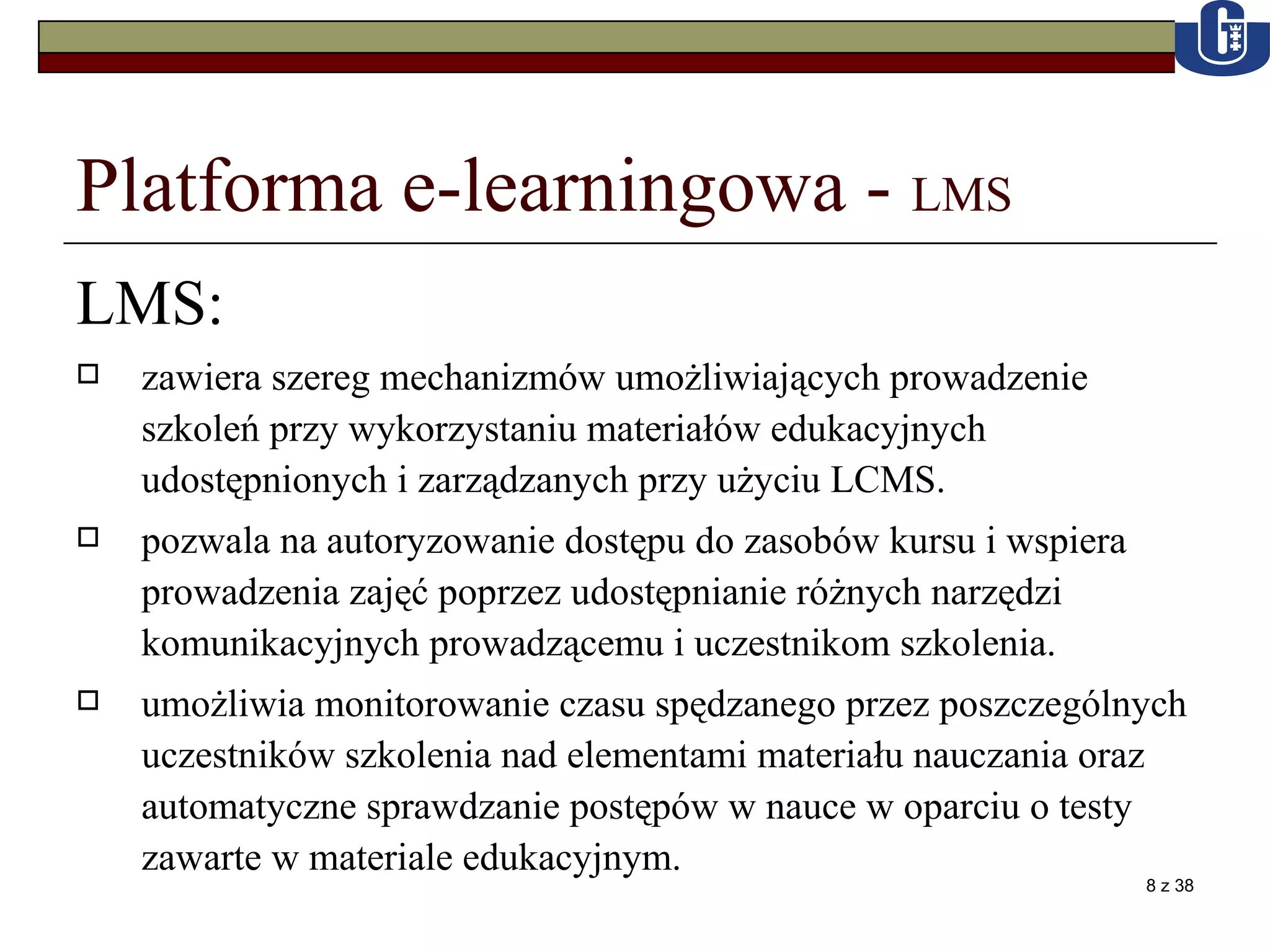 Podstawowe technologie e-learningowe | PPT