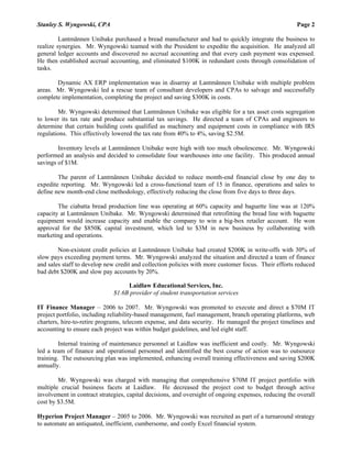 Wyngowski S Executive Bio 6.20.12