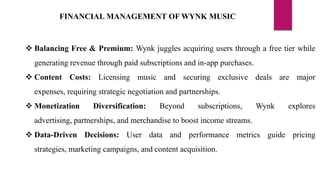 Wynk business model of online model details | PPTX