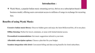 Wynk business model of online model details | PPTX