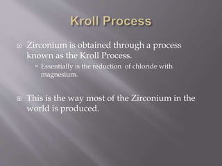 Zirconium (Jesse Wynne) | PPT