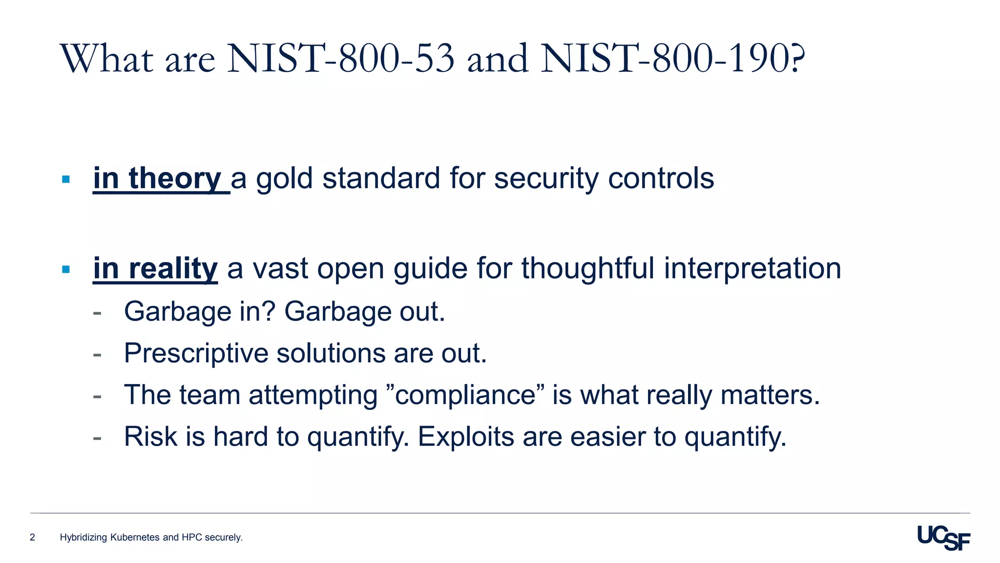 Hybridizing Kubernetes and HPC securely - Pavan Gupta | PPT