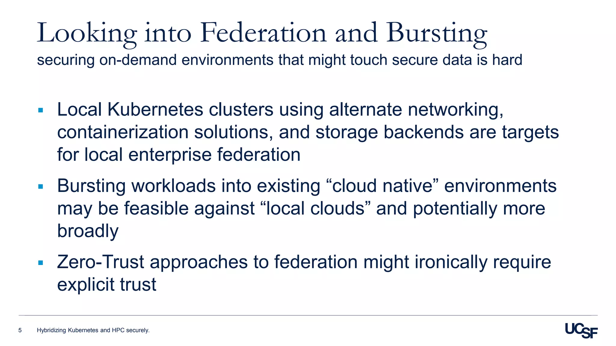 Hybridizing Kubernetes and HPC securely - Pavan Gupta | PPT