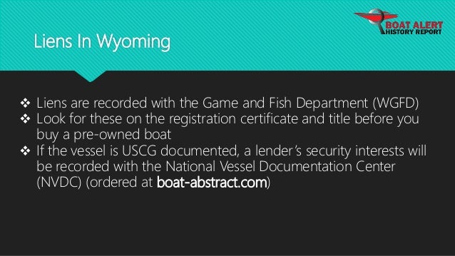 Wyoming boat registration | PPTX | Sports