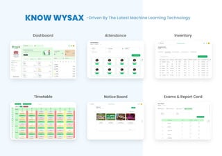 WYSAX School Management Software | PPTX | Technology & Computing