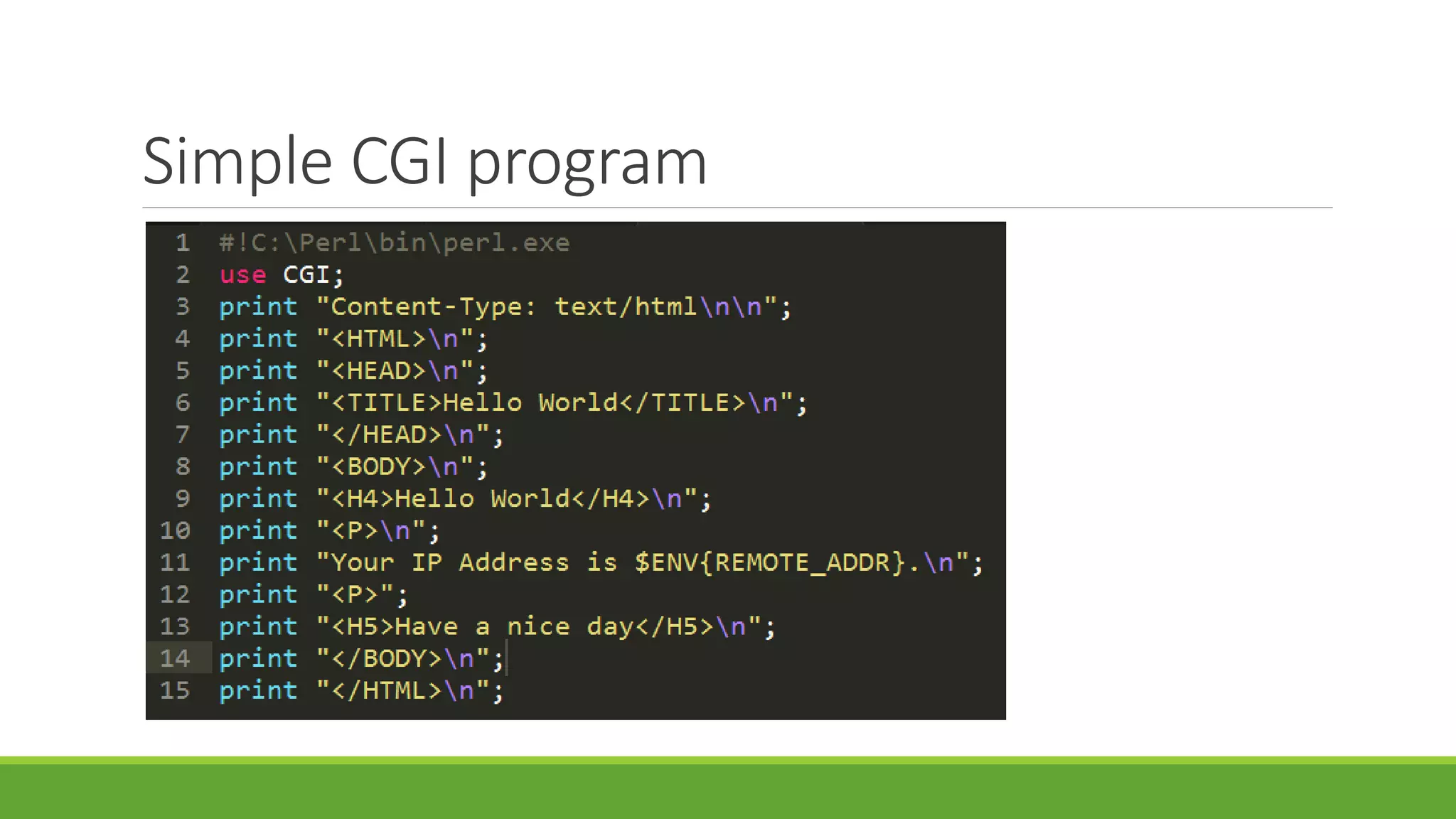 WYSIWYG authoring tools and CGI | PPTX | Web Development | Internet
