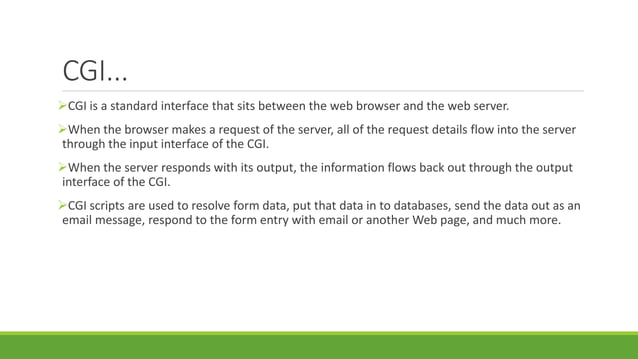 WYSIWYG authoring tools and CGI | PPT