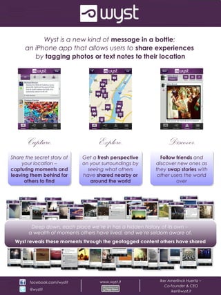 Wyst teaser | PPT | Technology & Computing