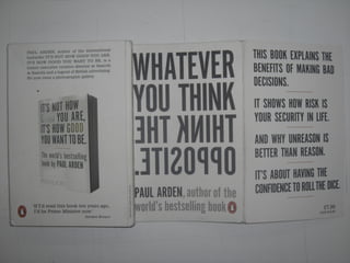 Whatever you think, think the opposite | PPT | Advertising Industry ...