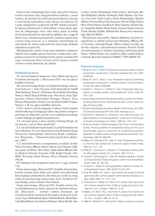 Wytyczne głodzenia w okresie przedoperacyjnym | PDF | Nutrition ...