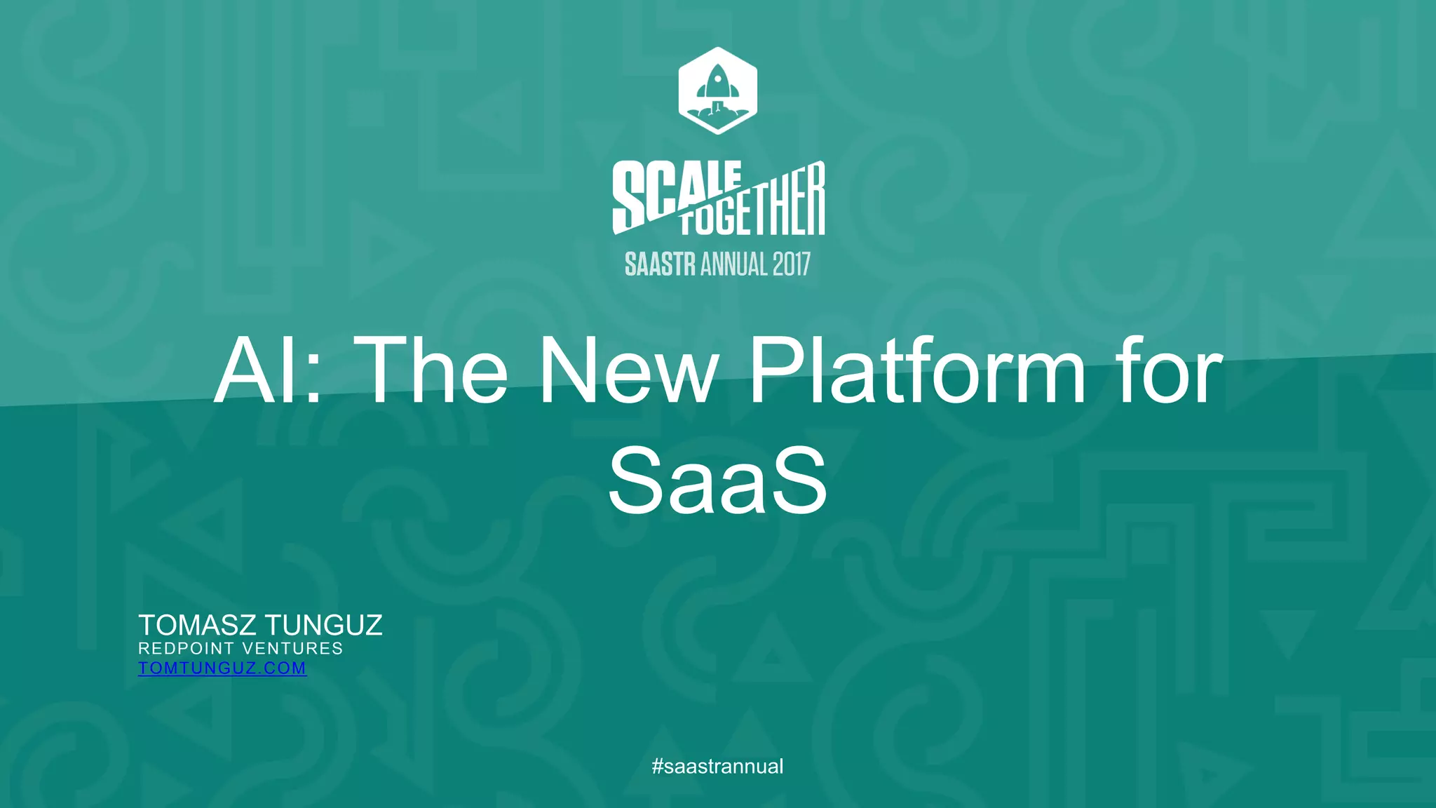 AI: The New Platform for SaaS | PPTX