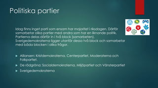 Val och partier | PPTX