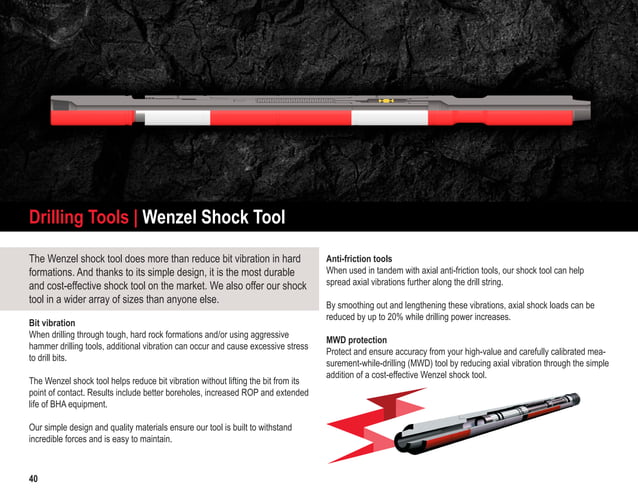 Wenzel Downhole Tools Product Catalogue | PDF