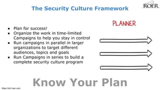 An overview of the Security Culture Framework, and the services around it | PPTX