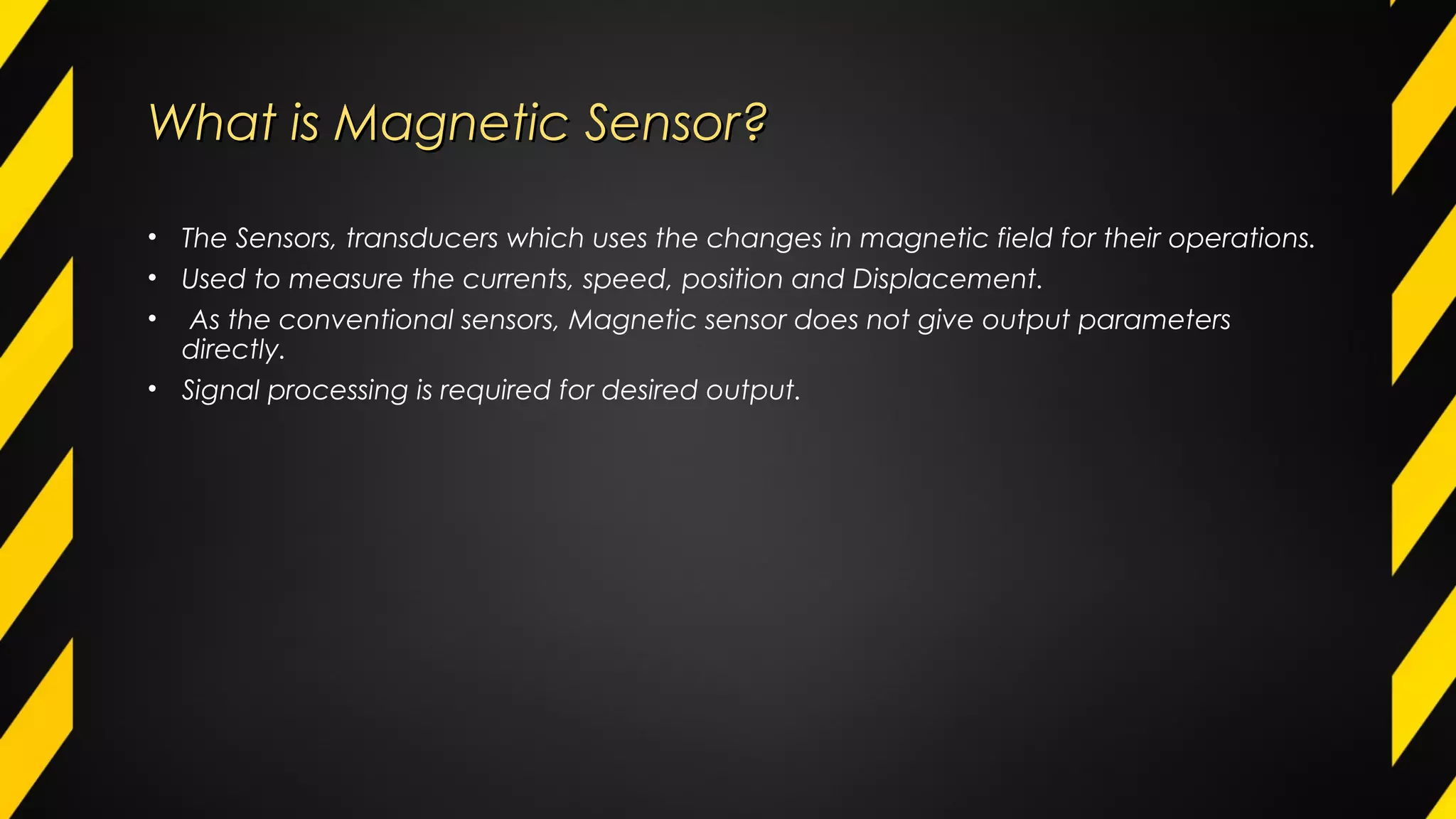 sensors basic types, their working principle and applications | PPT