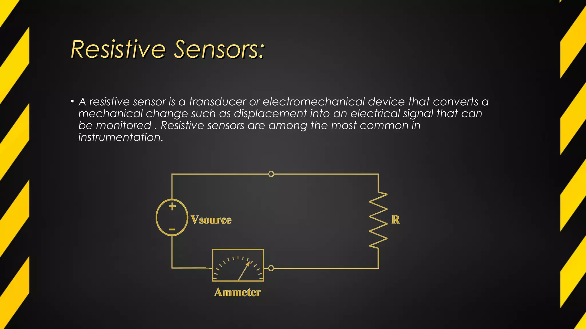 sensors basic types, their working principle and applications | PPT