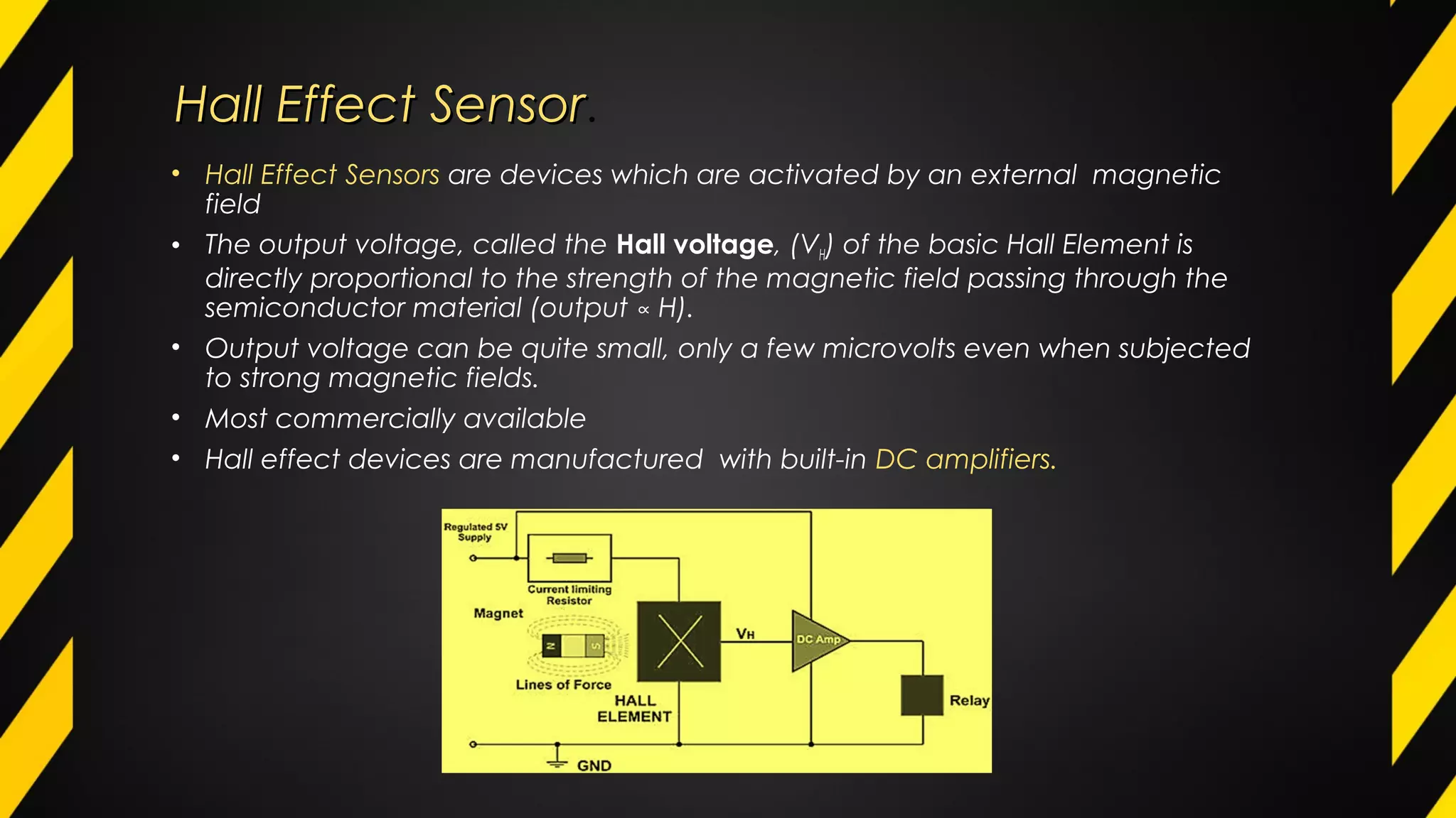 sensors basic types, their working principle and applications | PPT